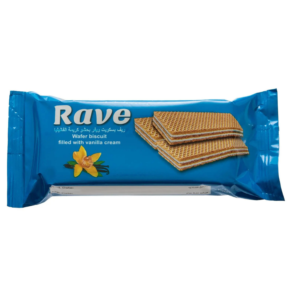 El Shamadan Rave Vanilla Cream Wafer Biscuit 12pcs | Elsouk