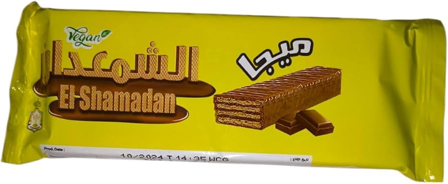 El Shamadan El Shabah Mega Yellow Wafer 6pcs | Elsouk